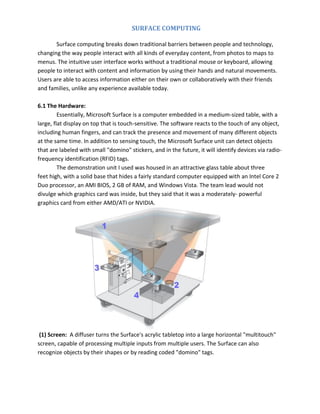 Surface computing1 | PDF