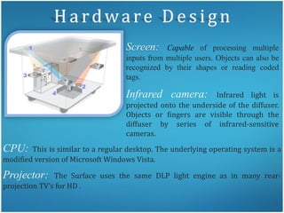 Surface computing,towards business technology | PDF