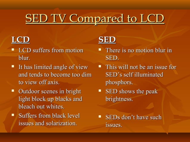 Surface conduction electron emitter display (SED) | PPT