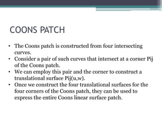 Surface design and visible surfaces | PPTX