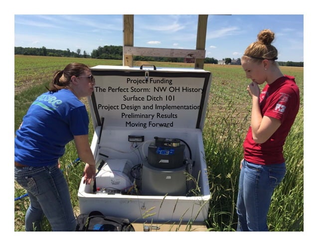 Surface ditch vegetation lake erie watershed miller | PPT