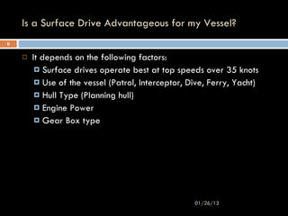 Surface Drive System (Sds)0112 | PPT