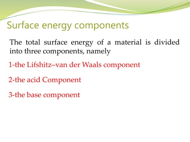 SURFACE ENERGY.pptx | Chemistry | Science