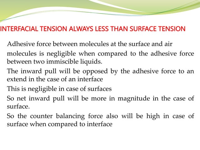 SURFACE ENERGY.pptx | Chemistry | Science
