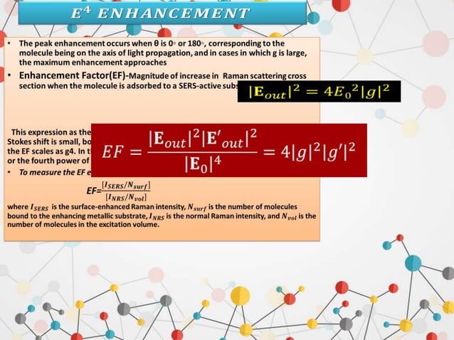 Surface enhanced raman spectroscopy, rahutosh ranjan | PPTX | Chemistry ...