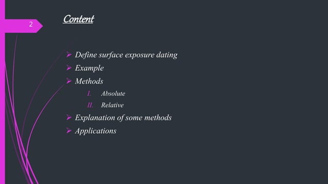 Surface Exposure Dating And its Application | PPT