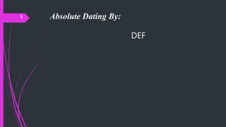 Surface Exposure Dating And its Application | PPT