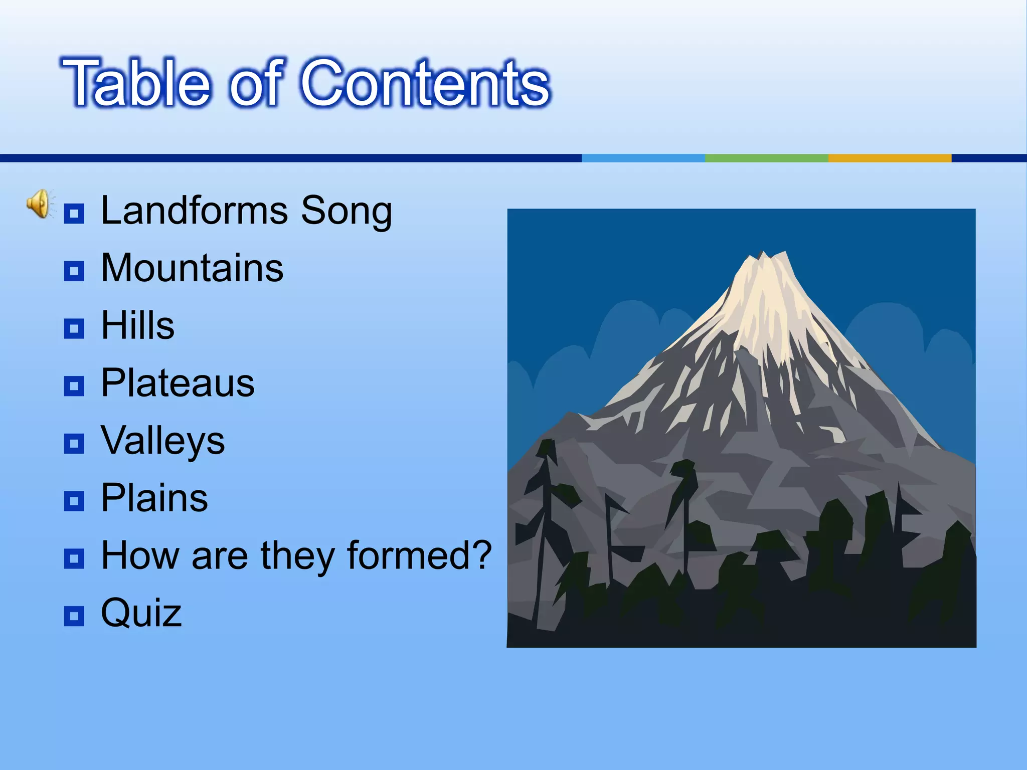 Surface features project | PPT