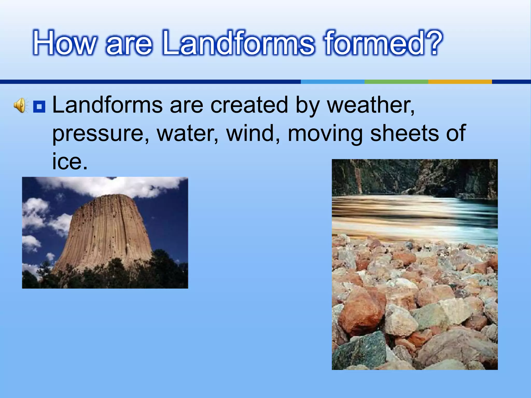 Surface features project | PPT