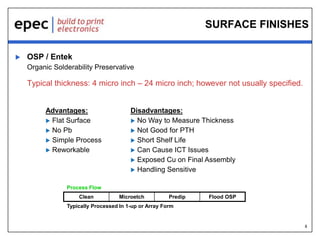 Surface Finishes: Why do I need to know more? | PPTX