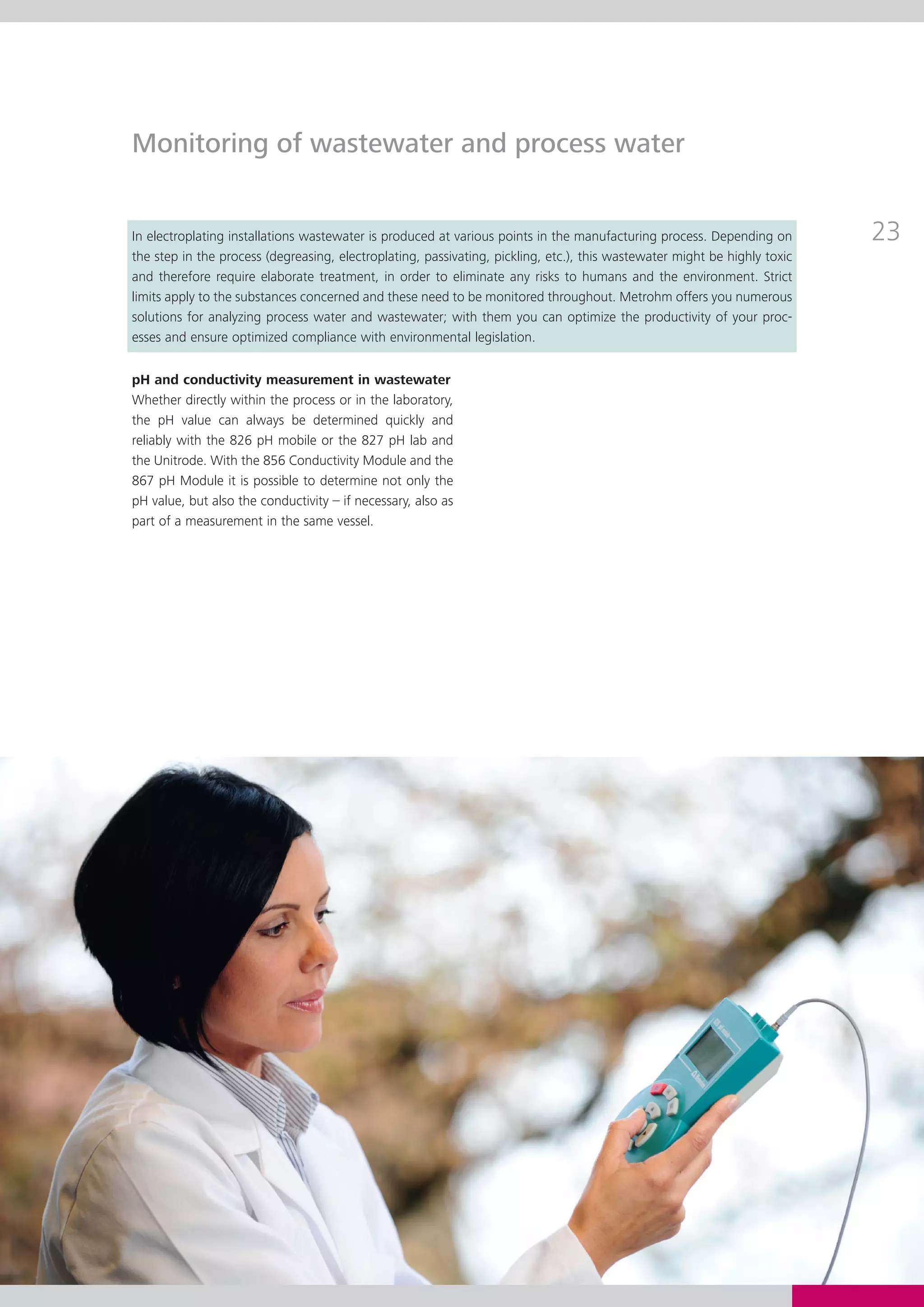 Metrohm – customized analysis for surface finishing, Process control in ...