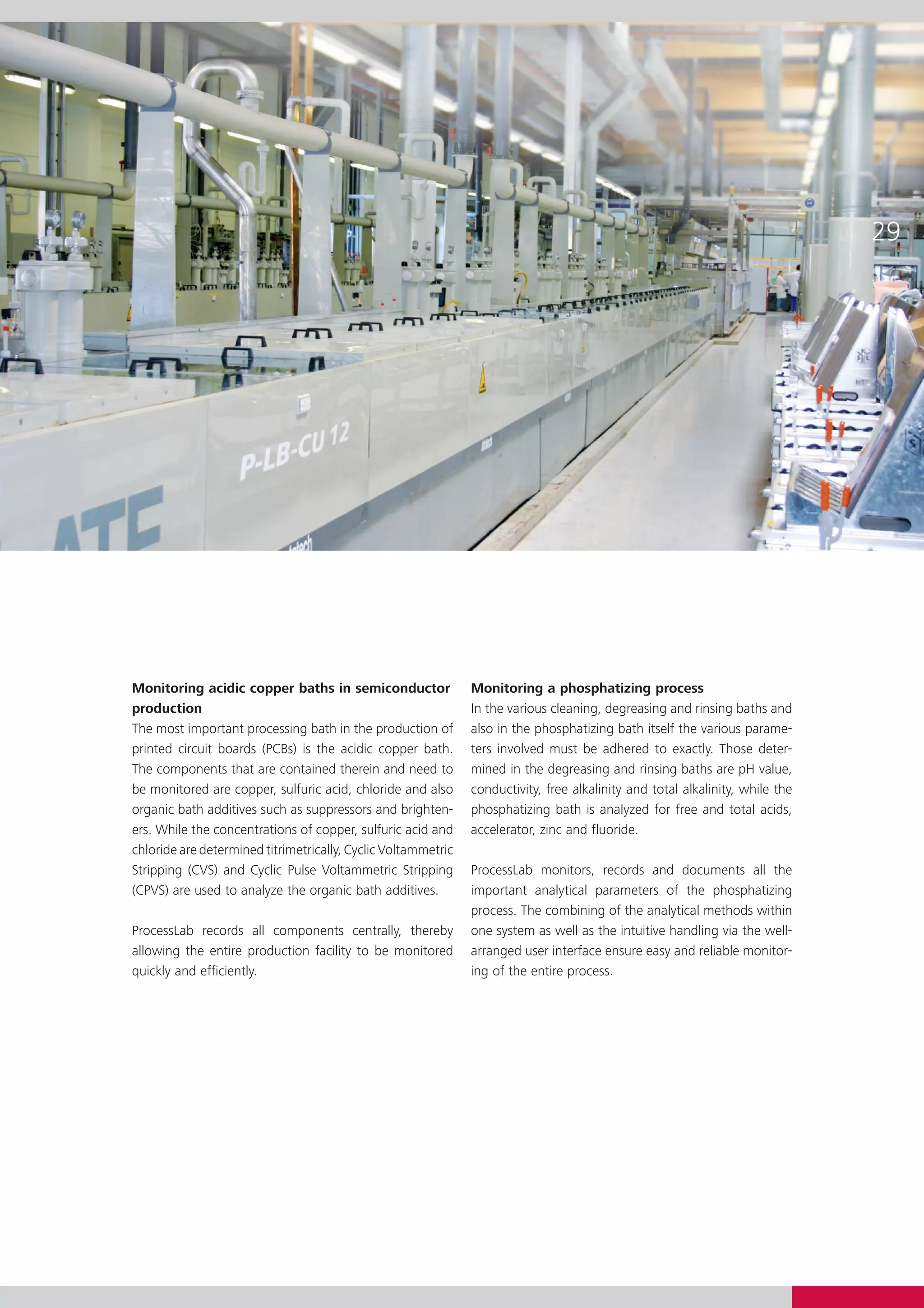 Metrohm – customized analysis for surface finishing, Process control in electroplating and PCB ...