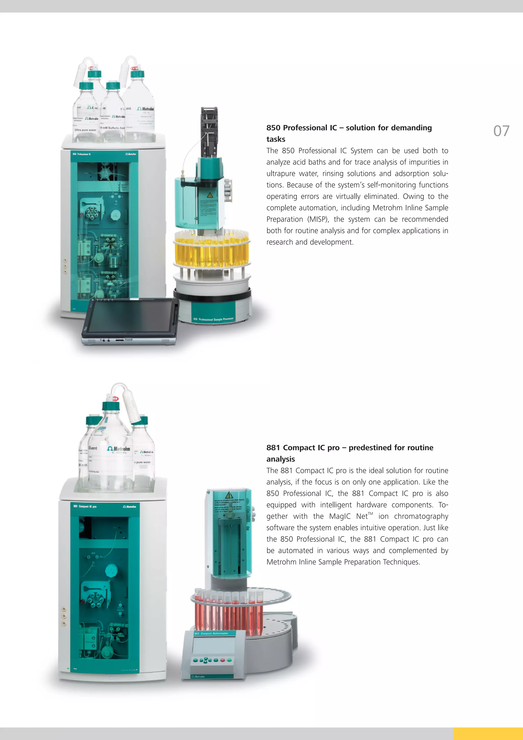 Metrohm – customized analysis for surface finishing, Process control in electroplating and PCB ...