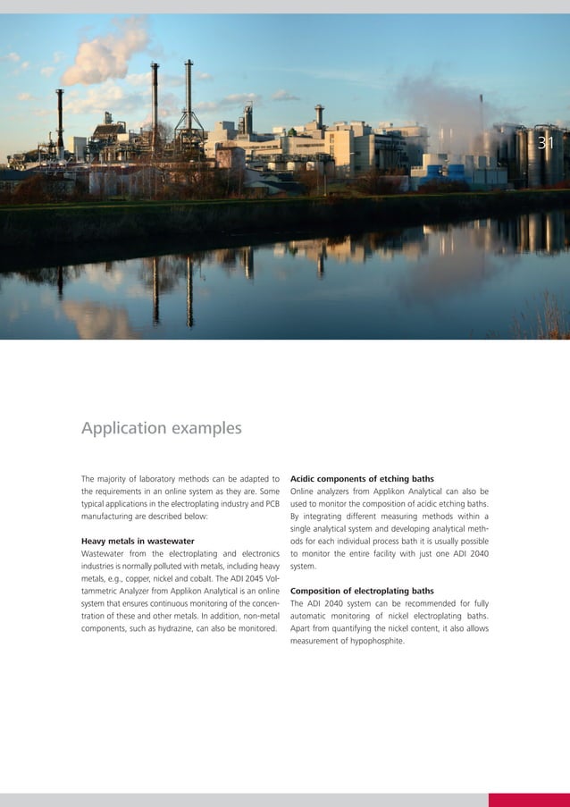 Metrohm – customized analysis for surface finishing, Process control in ...