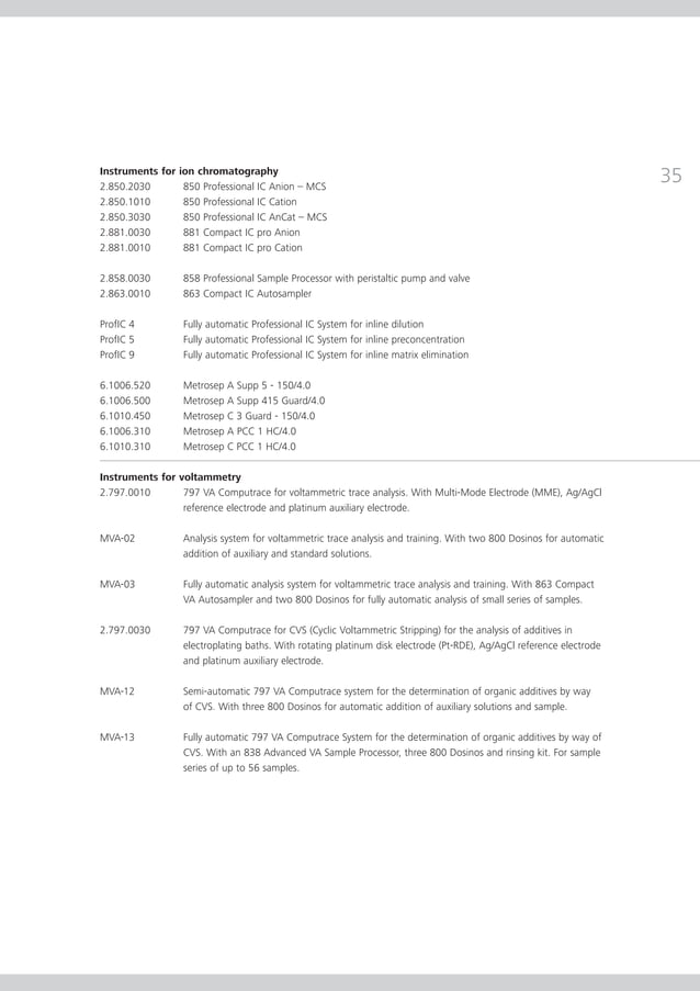 Metrohm – customized analysis for surface finishing, Process control in ...