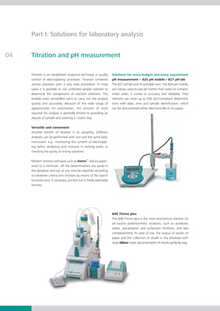 Metrohm – customized analysis for surface finishing, Process control in ...