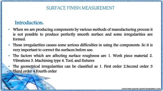 Surface finishing measurement tools - Tomlinson Surface meter and ...
