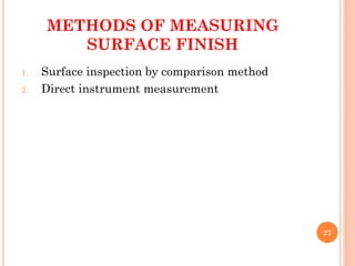 Surface finish measurement naman m dave | PDF