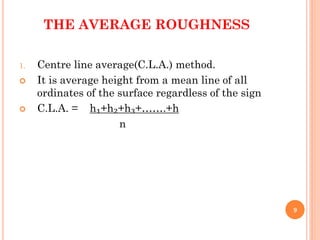 Surface finish measurement naman m dave | PDF