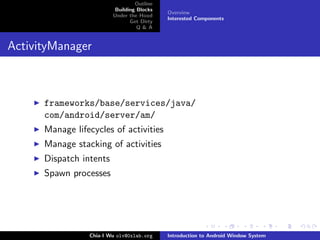 Introduction to Android Window System | PDF