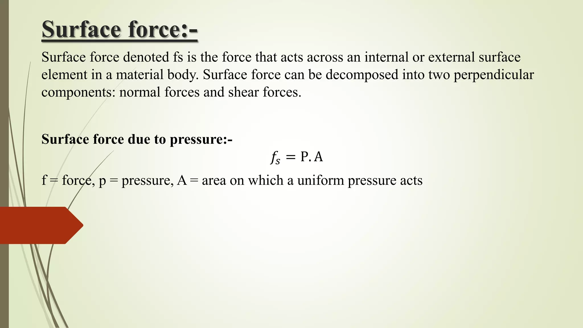 Surface forces | PPTX