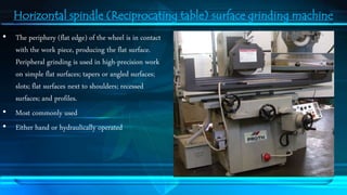 Surface grinding machine | PPTX