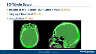 Surface Guidance Advancement Novel Usage of SGRT for CBCT-based ...