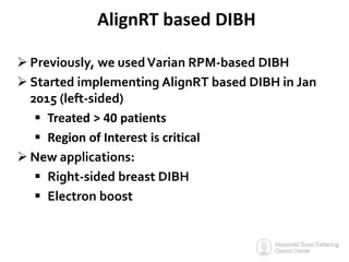 Surface Guided Radiotherapy for Accuracy, Volume Reduction, Real time ...