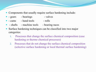 Surface hardening | PPTX