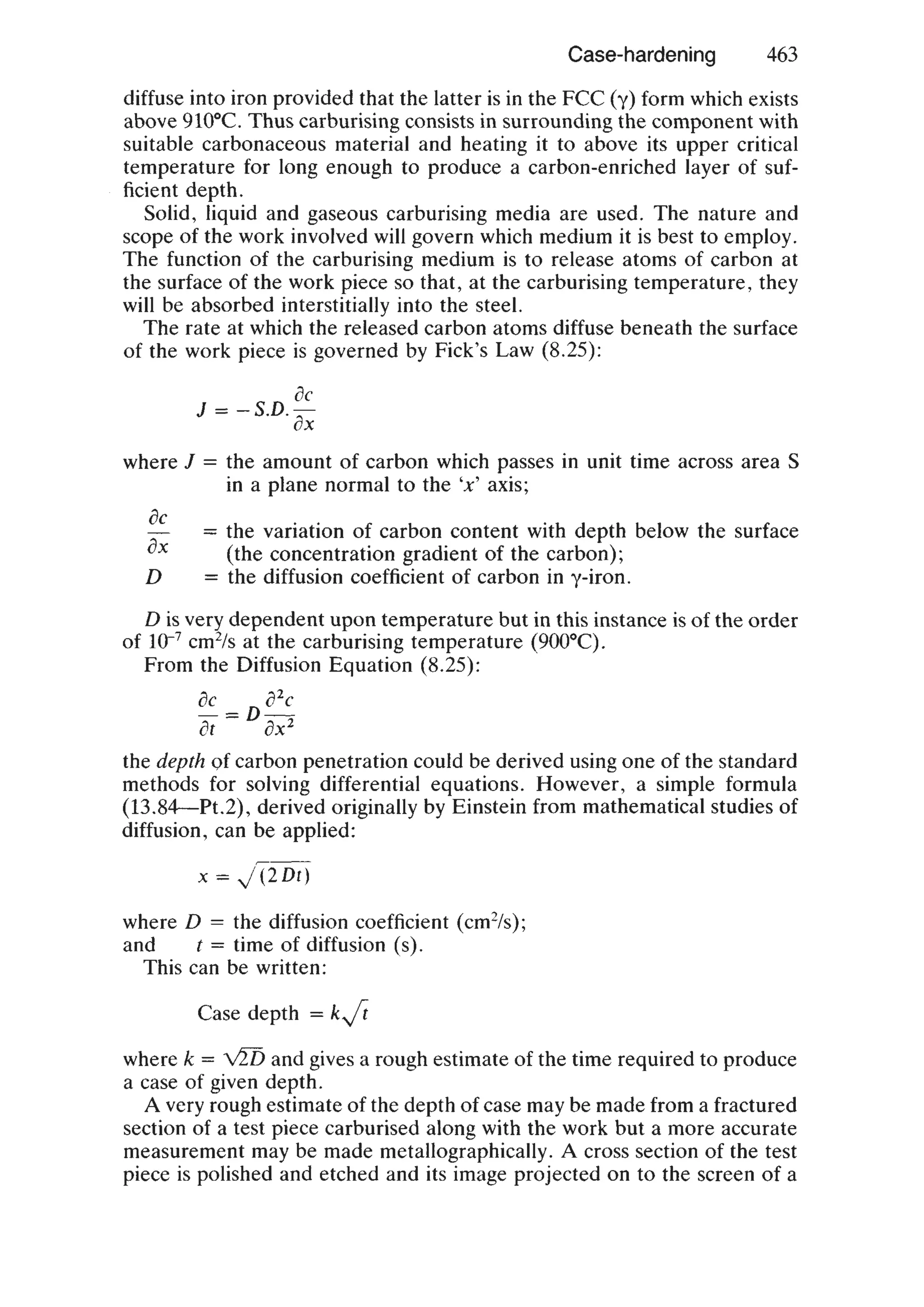 Surface hardening (engineering metallurgy) | PDF