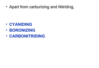 Surface hardening processes | PPT