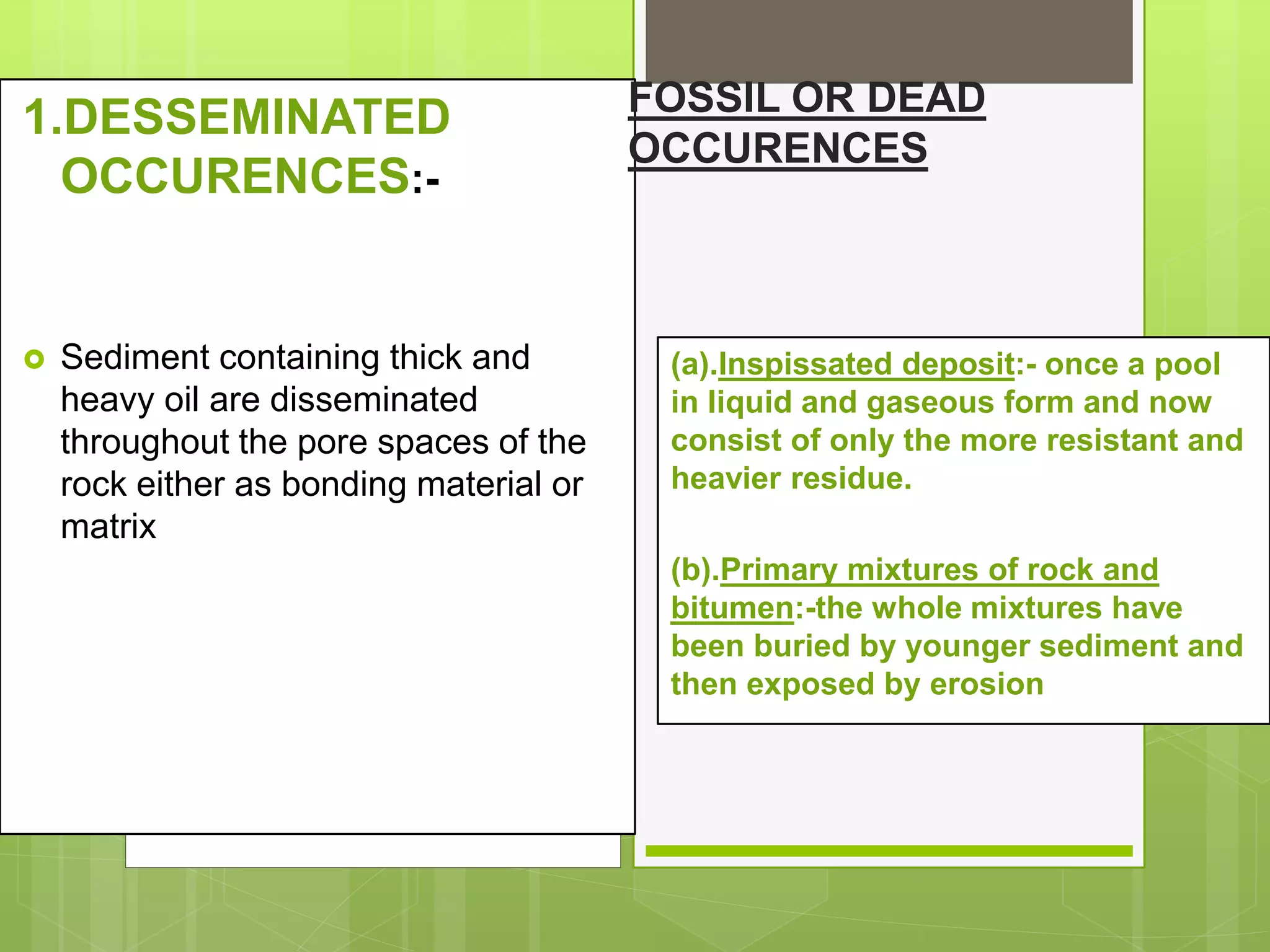 Surface indication of subsurface oil and gas accumulation | PPTX