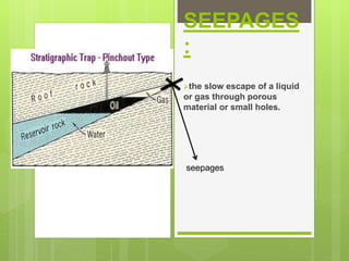 Surface indication of subsurface oil and gas accumulation | PPTX