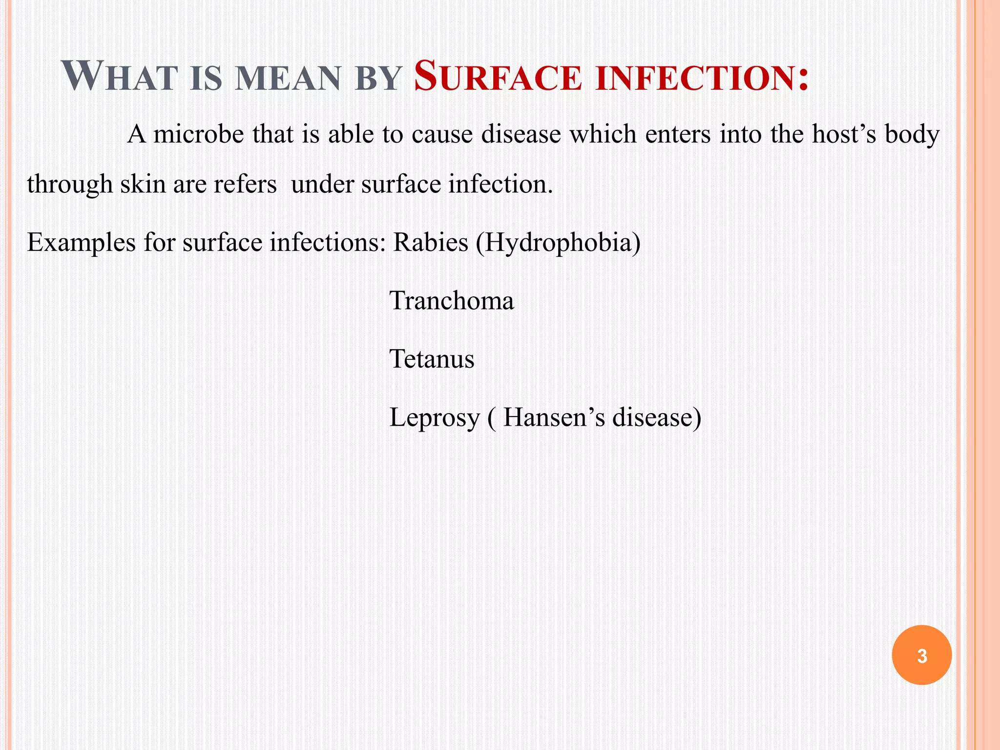 Surface infection | PPTX