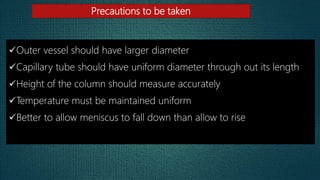 Surface and interfacial tension and its measurement | PPTX