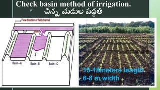 Surface irrigation methods | PPTX