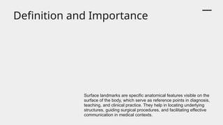 Surface Landmarks.pptx pdf surface Landmarks | PPTX