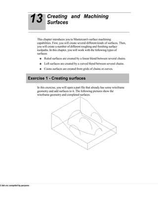 Surface machining | PDF