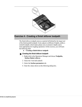 Surface machining | PDF