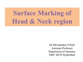 Surface marking Head Neck.ppt