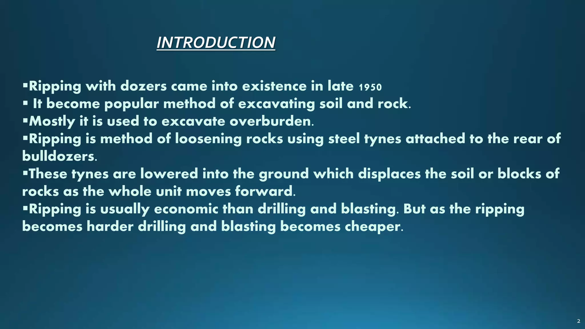 Surface miing ripper ppt. | PPTX