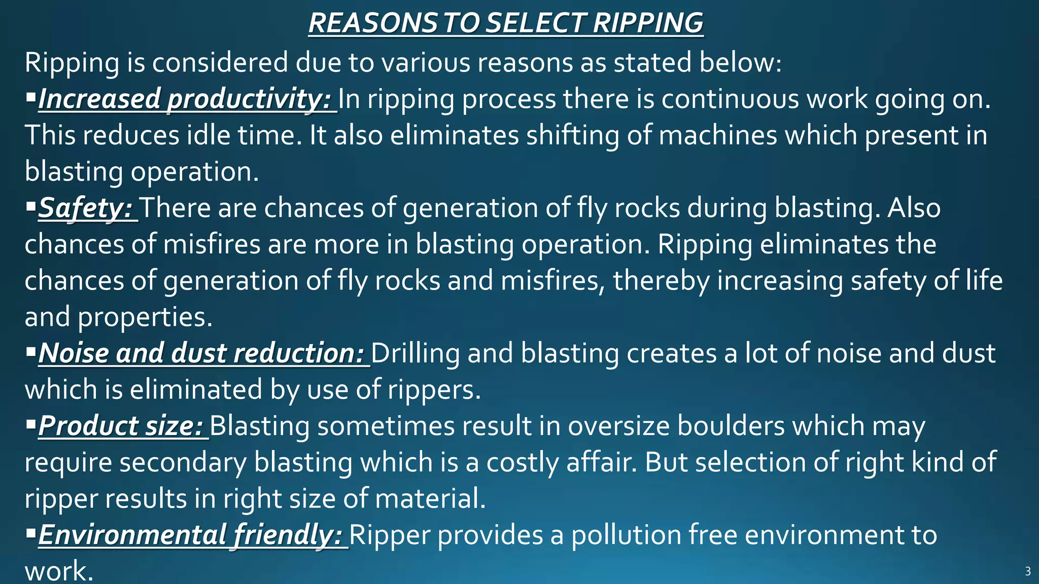 Surface miing ripper ppt. | PPTX