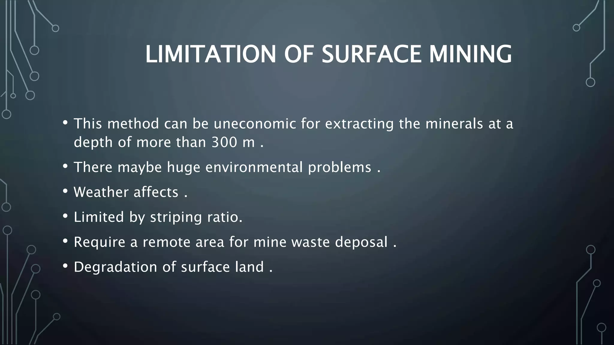 Surface mining | PPTX