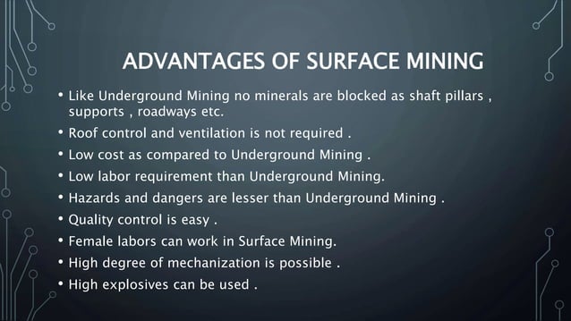 Surface mining | PPT