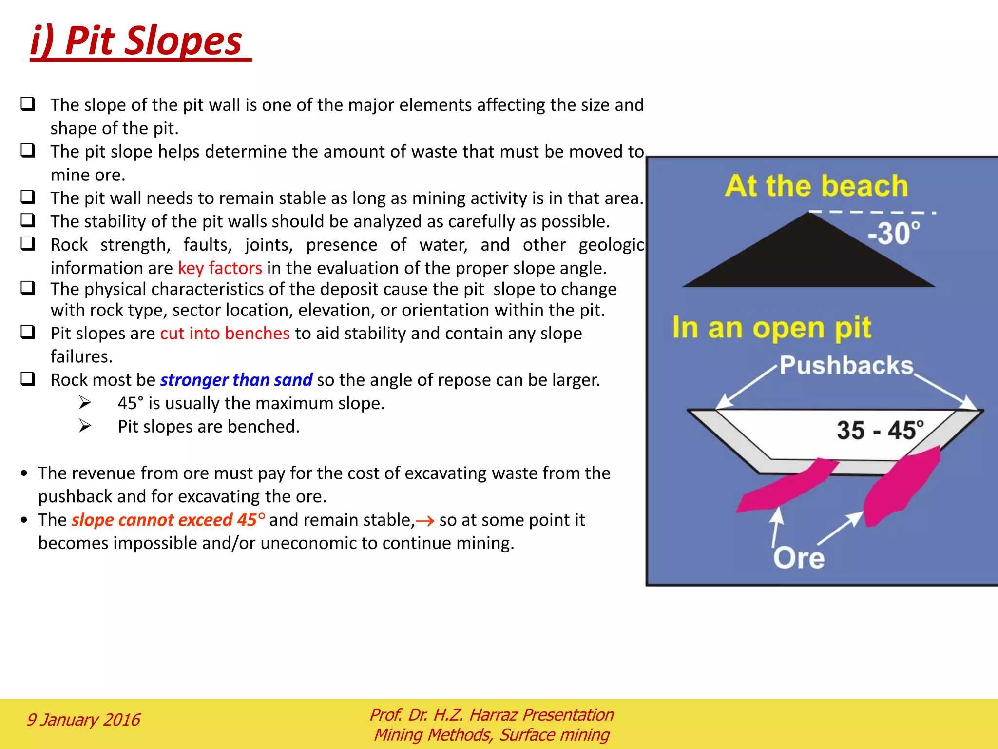 Surface mining planning and design of open pit mining | PDF