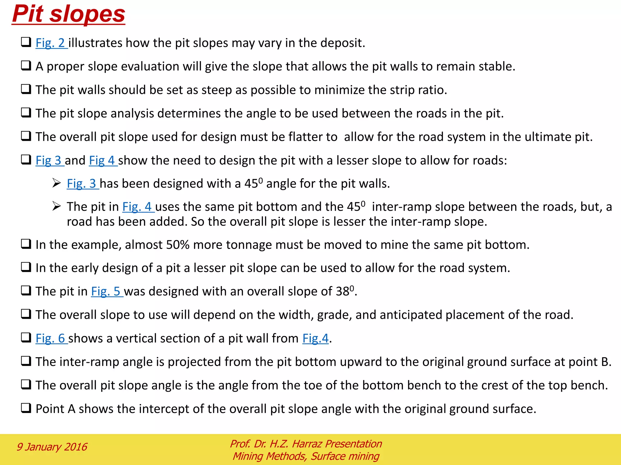 Surface mining planning and design of open pit mining | PDF