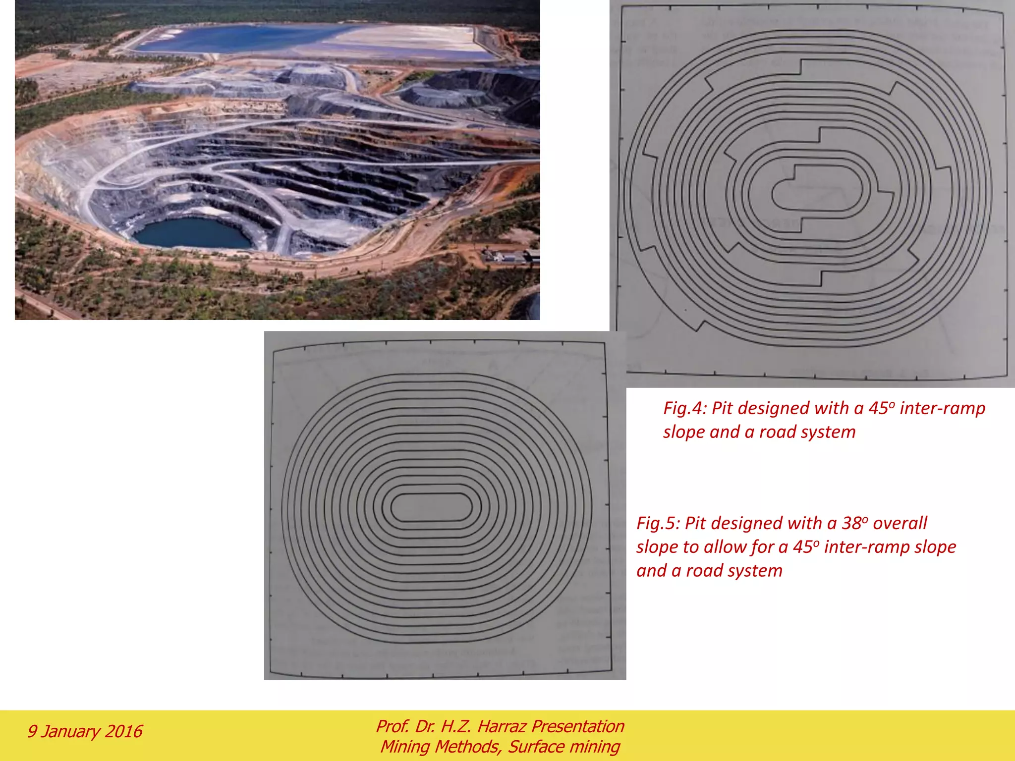 Surface mining planning and design of open pit mining | PDF | Geology ...