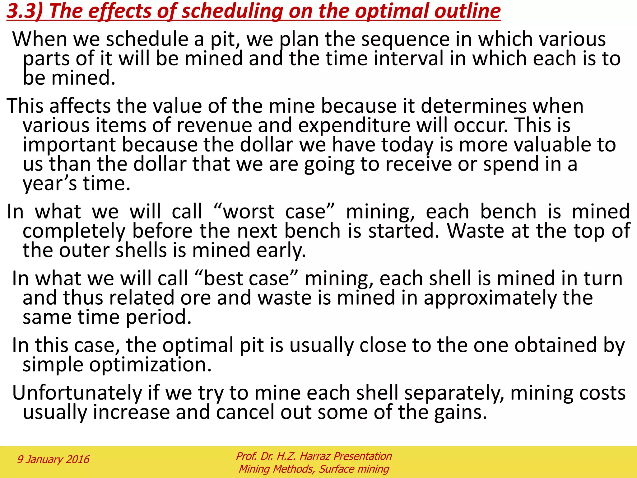 Surface mining planning and design of open pit mining | PDF