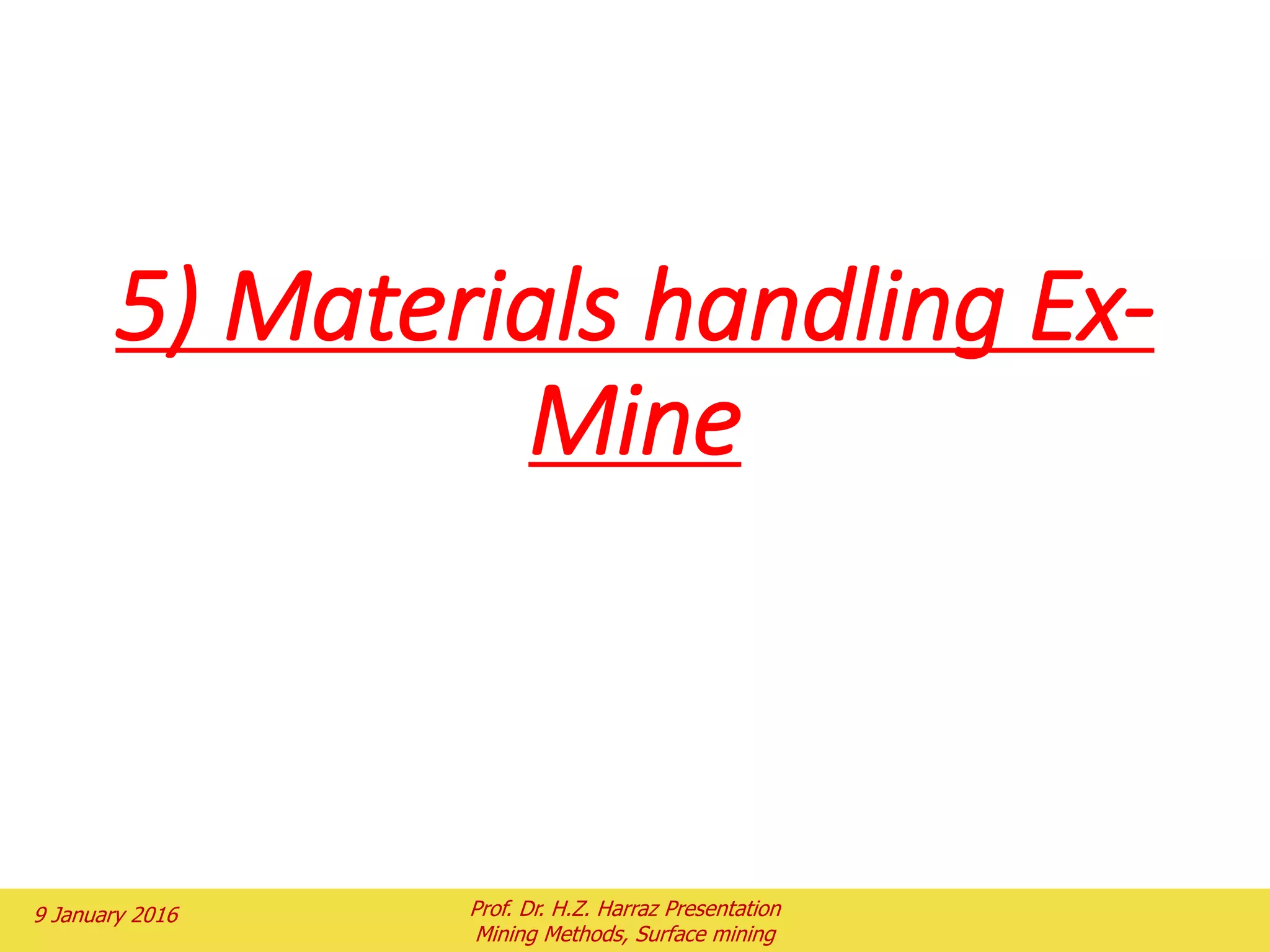 Surface mining planning and design of open pit mining | PDF
