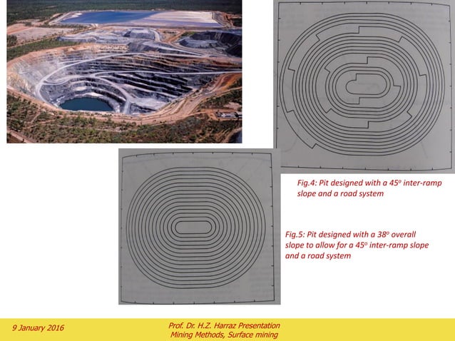 Surface mining planning and design of open pit mining | PDF | Geology ...